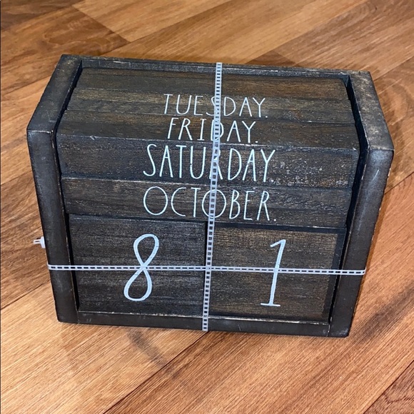Rae Dunn | Office | Rae Dunn Wooden Block Calendar | Poshmark